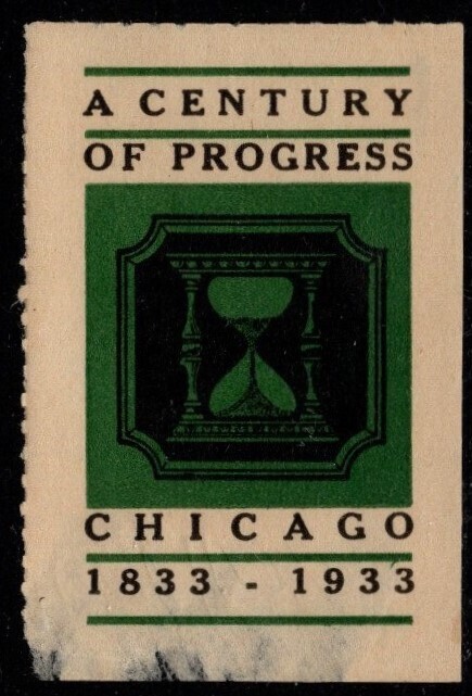 1933 US Poster Stamps A Century of Progress Chicago World's Fair Set/3 ...