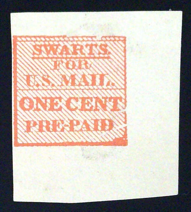 Scott#136L Local - L255 Design - Swart's City Dispatch Post - Reprint ...