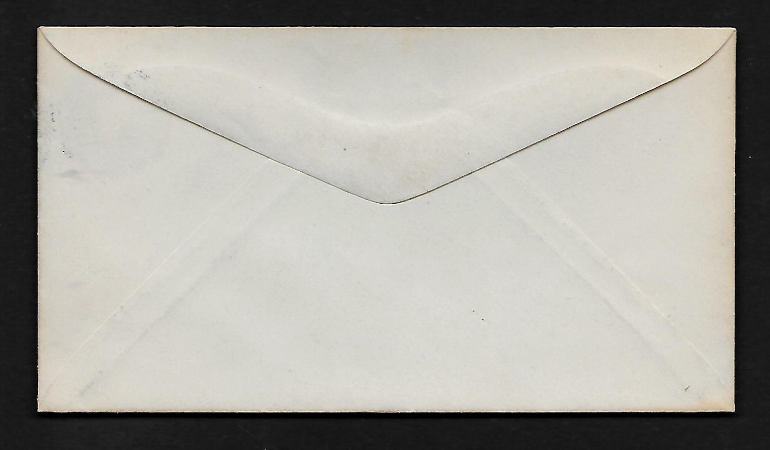 PH88 RARE B.O.B. Entire Stamped Envelope U436? Over Inked front & back ...