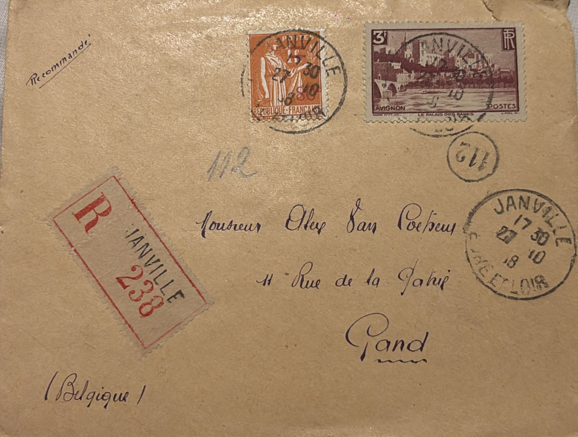 O) France, Anville Registered, Palace of the Popes, Avignon Heritage ...