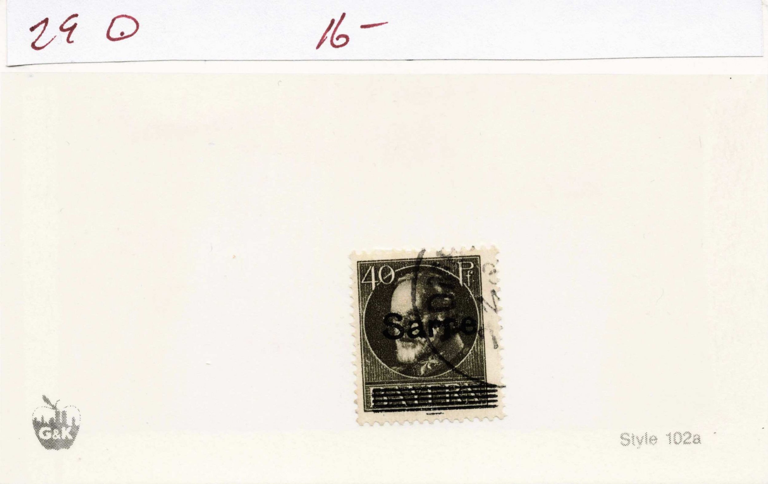 SAAR 29 USED | Europe - Germany & Colonies - German Colonies ...