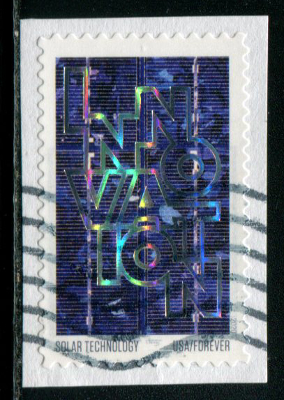 5518 US (55c) Innovation - Solar Technology SA, used on paper | United ...