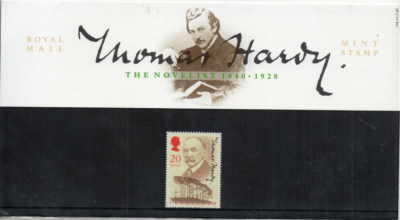 1990 150th Birth Anniversary of Thomas hardy (author) Presentation Pack ...
