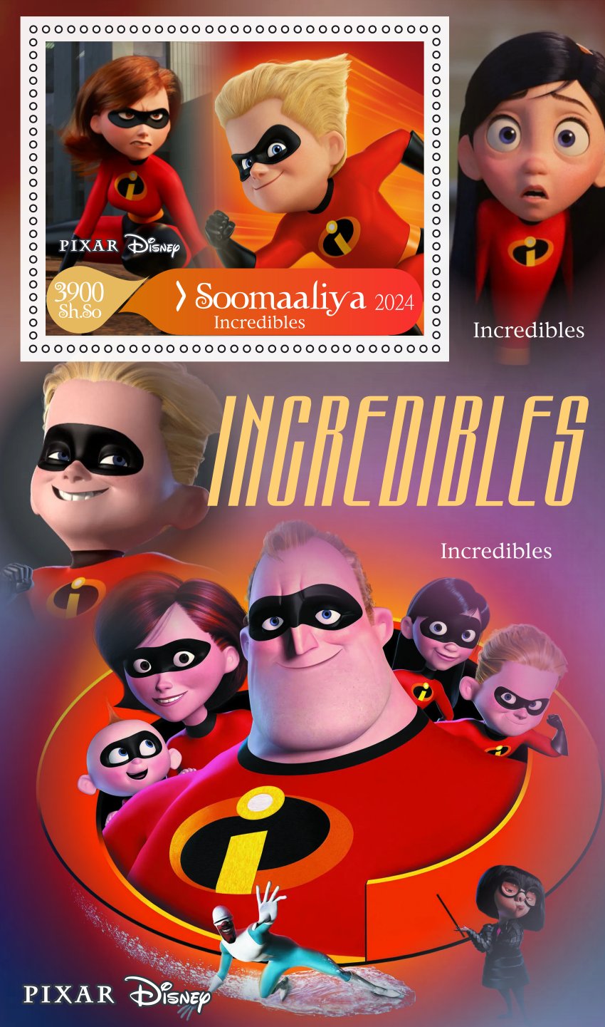 Stamps. Disney 2024 year 8 sheets perforated NEW | Africa - Somalia ...