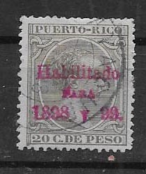 Puerto Rico Stamp, VFU #Ago Nmq7 | United States, General Issue Stamp ...