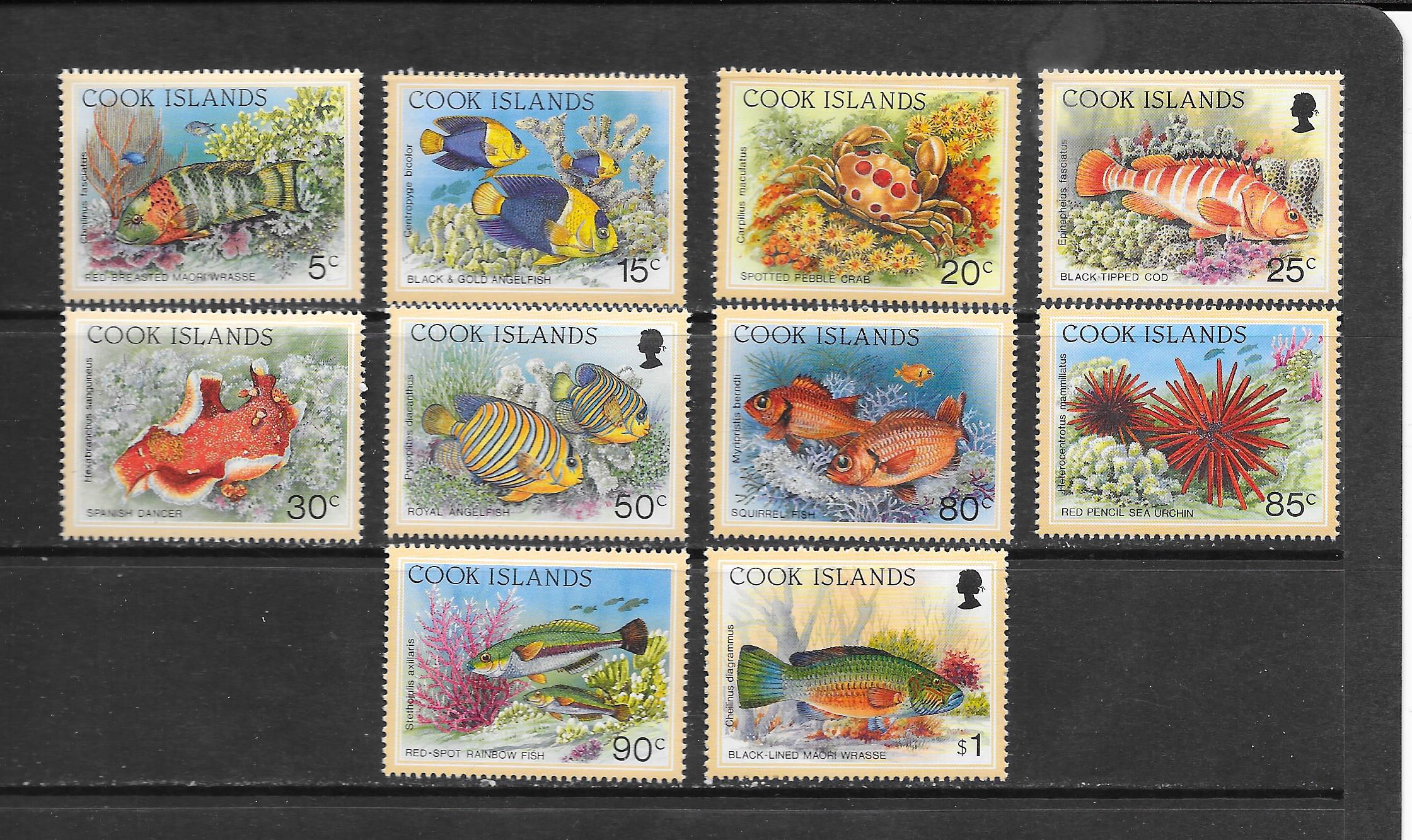 Fish - Cook Islands #1154-73 (Short Set) MNH | Australia & Oceania ...