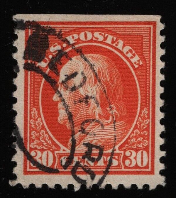 #516 30c Franklin, Used [43] **ANY 5=** | United States, General Issue ...
