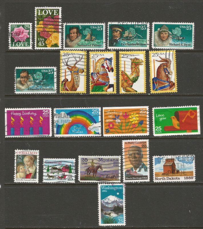 USA Postage Stamps #1988/1990,2378/2444 range from/to | United States ...