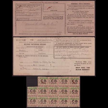U.S.A. 1944 - Fuel Rationing Coupon | United States, Stamp / HipStamp