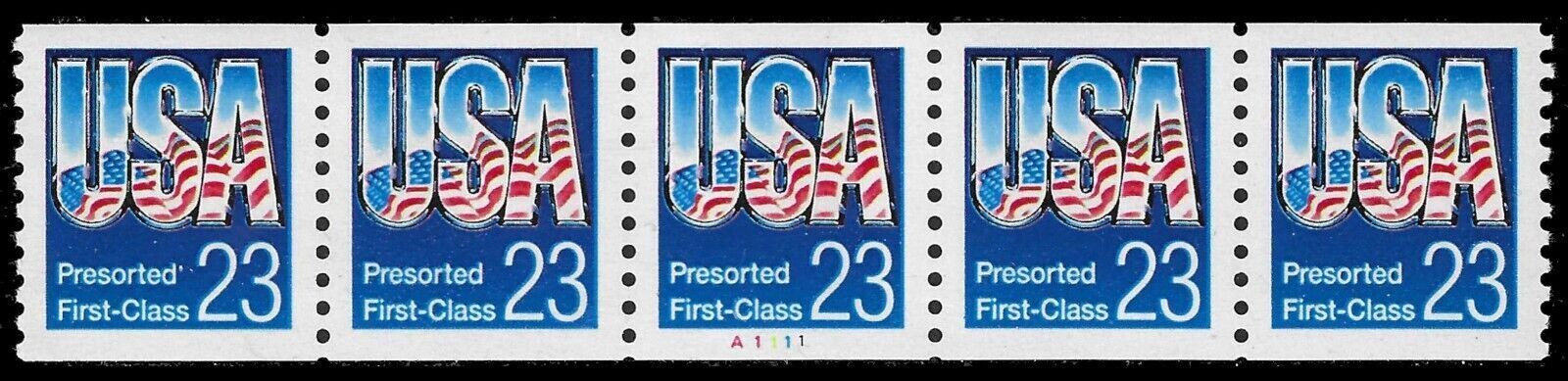 Sc 2606 23¢ USA Presorted First-Class PNC/5 #A1111, MNH VF | United ...