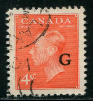 O29 Canada 4c Official, used | Canada, Officials Stamp / HipStamp