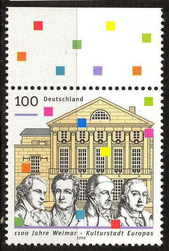 Germany 1999 1100 Years of Weimar City - Culture Capital Europa 1999 ...