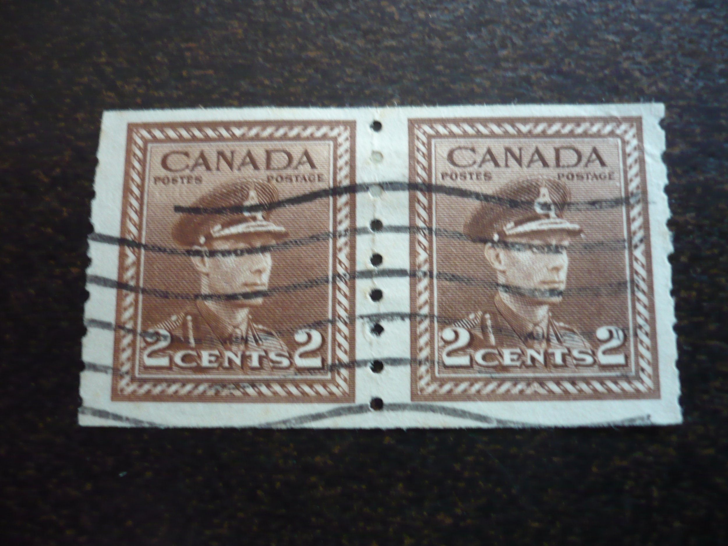 Stamps - Canada - Scott# 264 - Used Pair of Coil Stamp | Canada ...