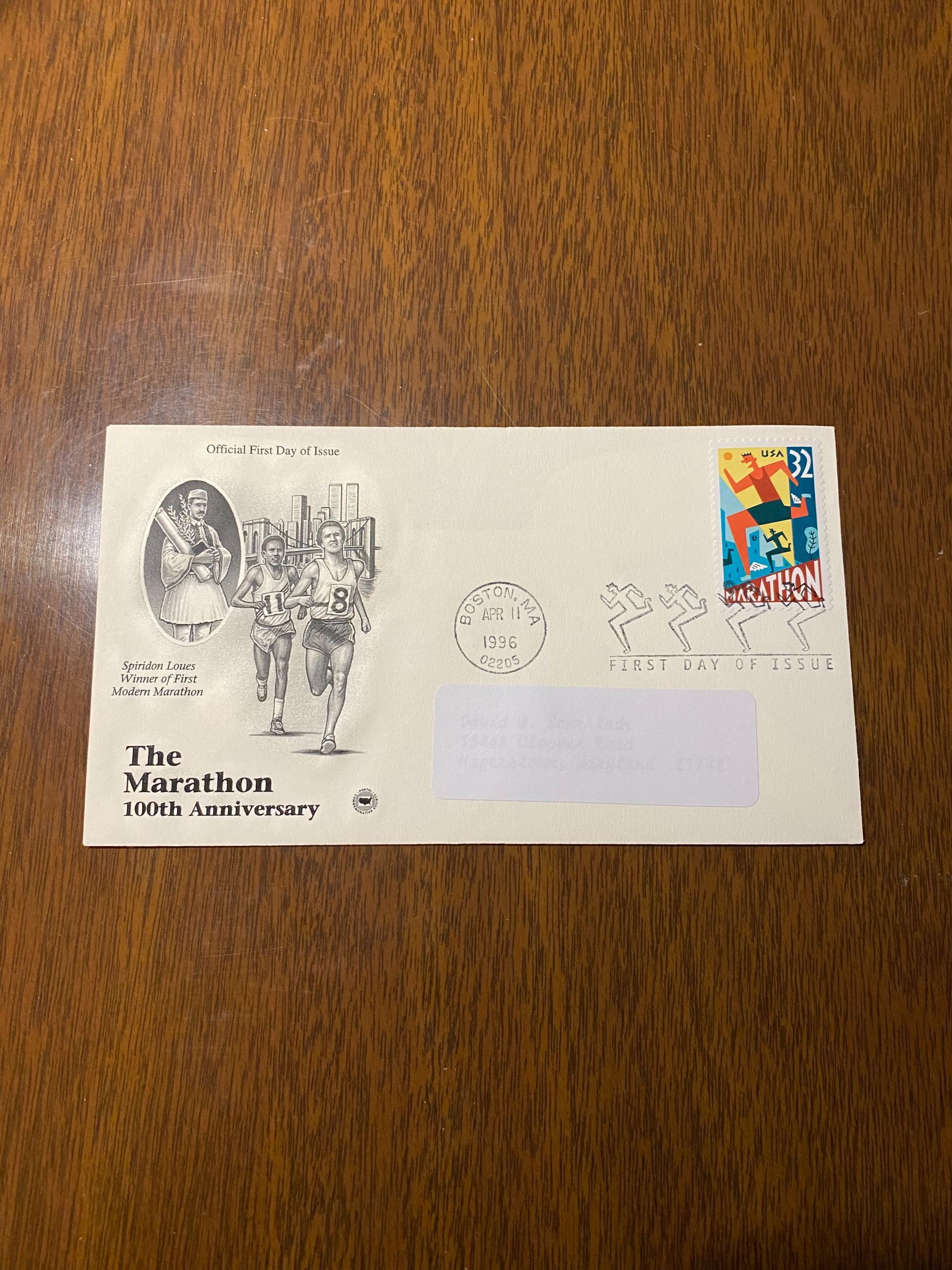 U.S. Scott #3067 The Marathon 1996 OG Single Stamp PCS FDC & USPS Folio ...