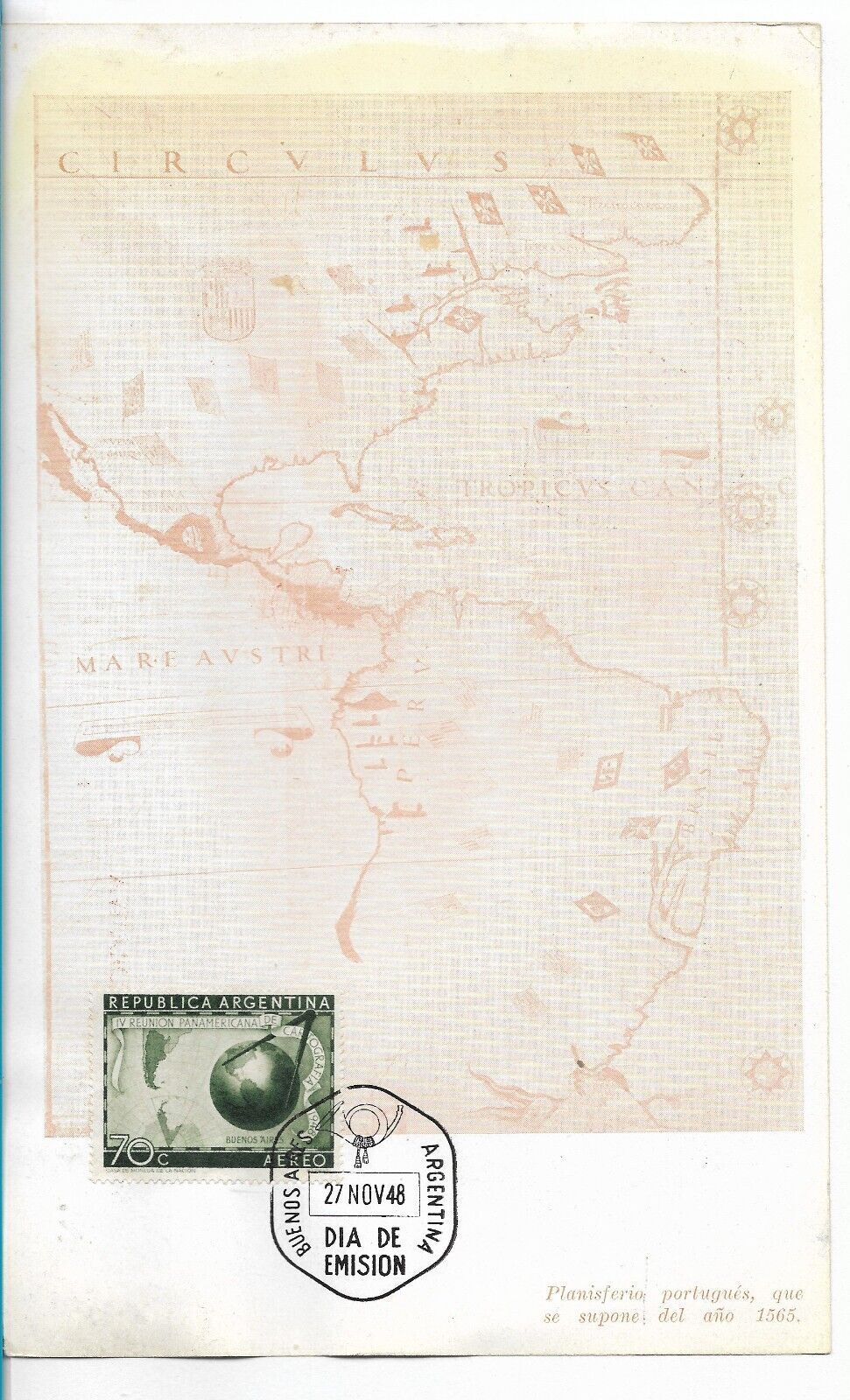 Argentina 1948 Panamerican Cartography Meeting Buenos Aires Maps First ...