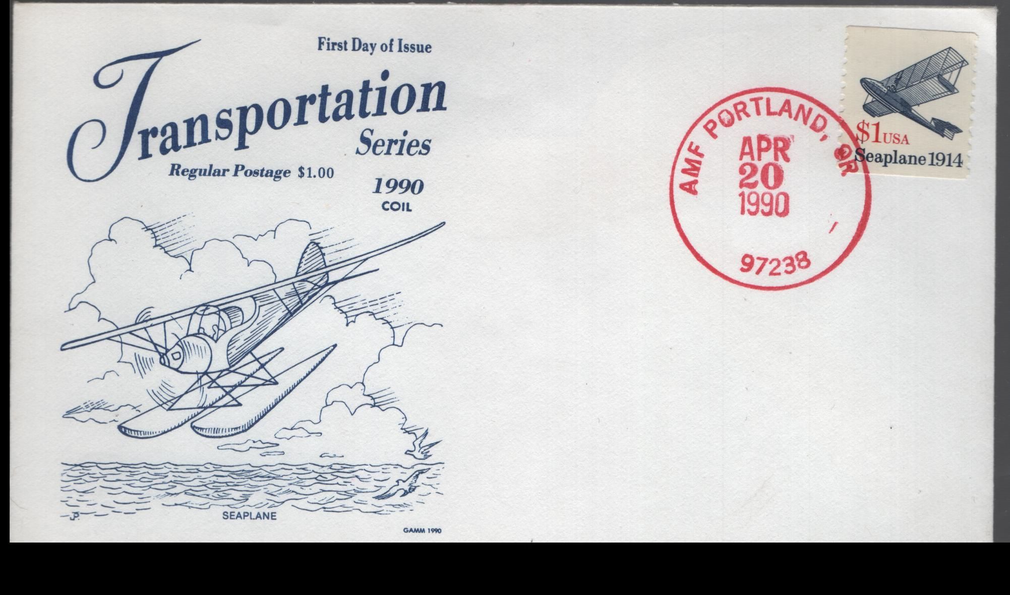 US 2468 FDC Portland Oregon Cancel Seaplane Gamm Cachet | United States ...