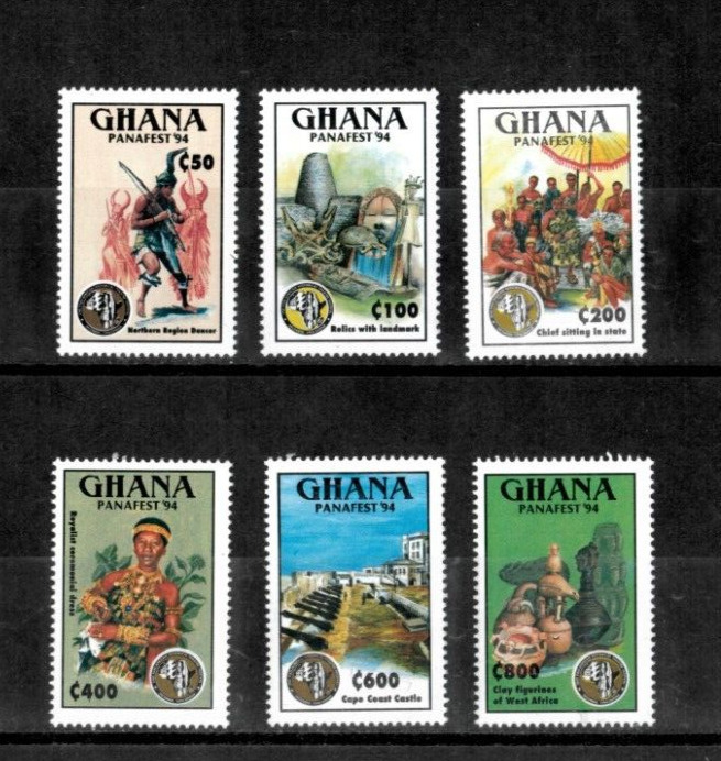 Ghana 1995 - Local Scenes - Set of 6 Stamps - Scott #1769-74 - MNH ...