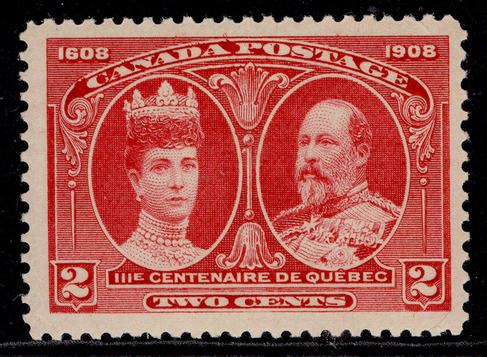 CANADA EDVII SG190, 2c carmine, LH MINT. Cat £29. | Canada, Stamp ...