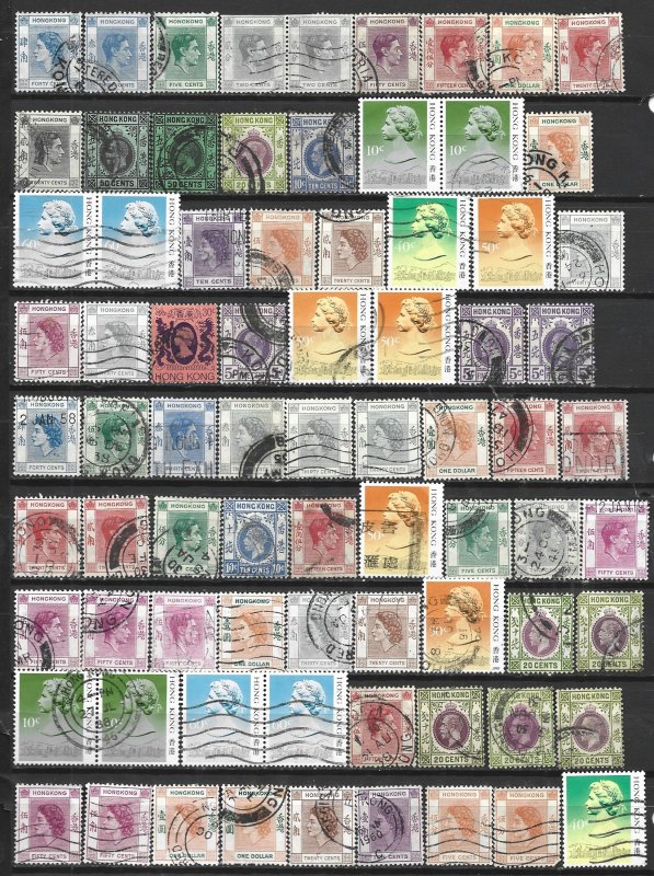 Collection LOT 14744 Hong Kong 77 Unchecked Stamps | Great Britain ...