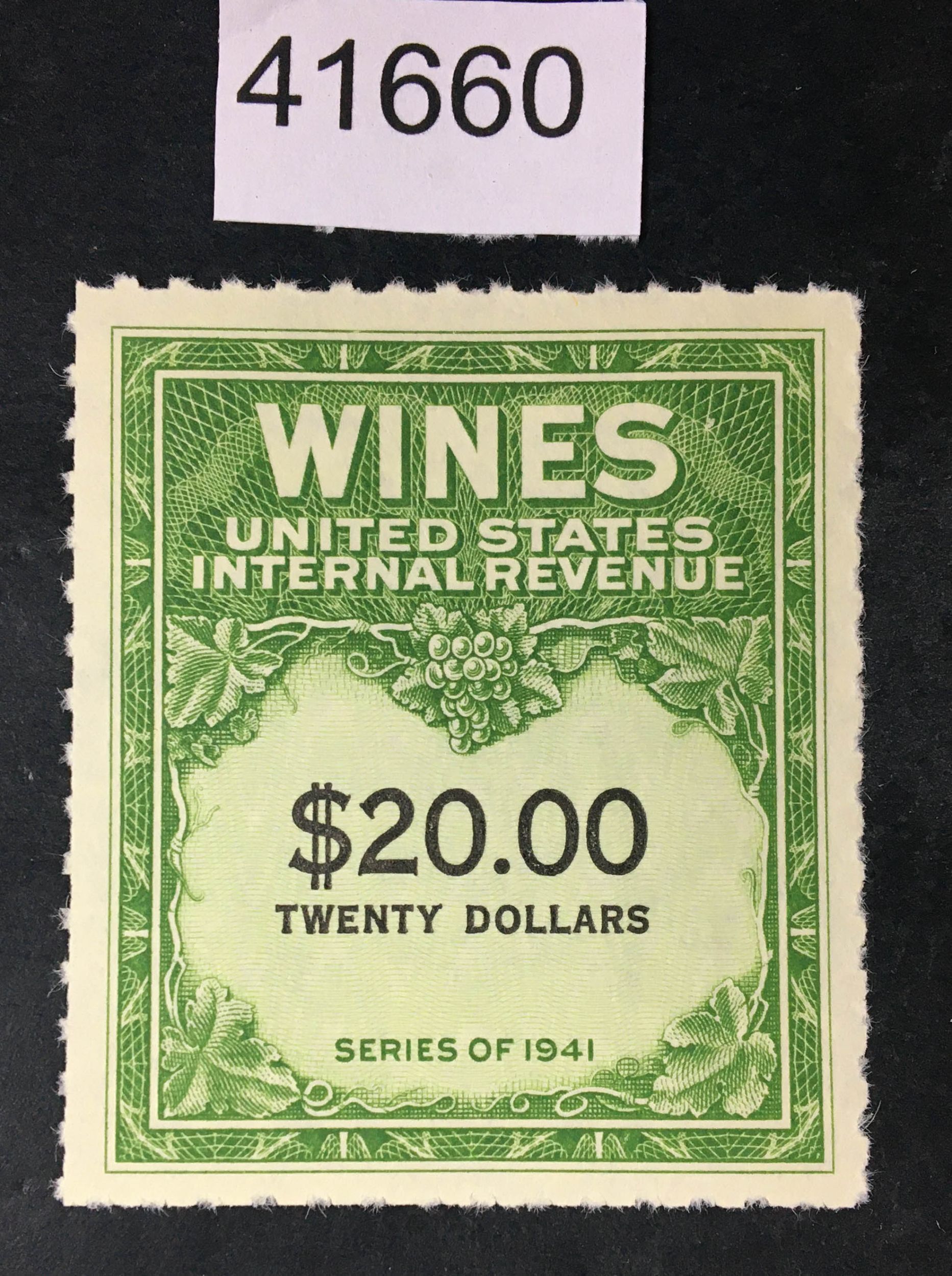 US Stamps # Re181 Revenue Wines Unused NO GUM $13 LOT #41660 | United ...