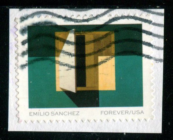 5597 (55c) Emilio Sanchez SA, used on paper | United States, General ...