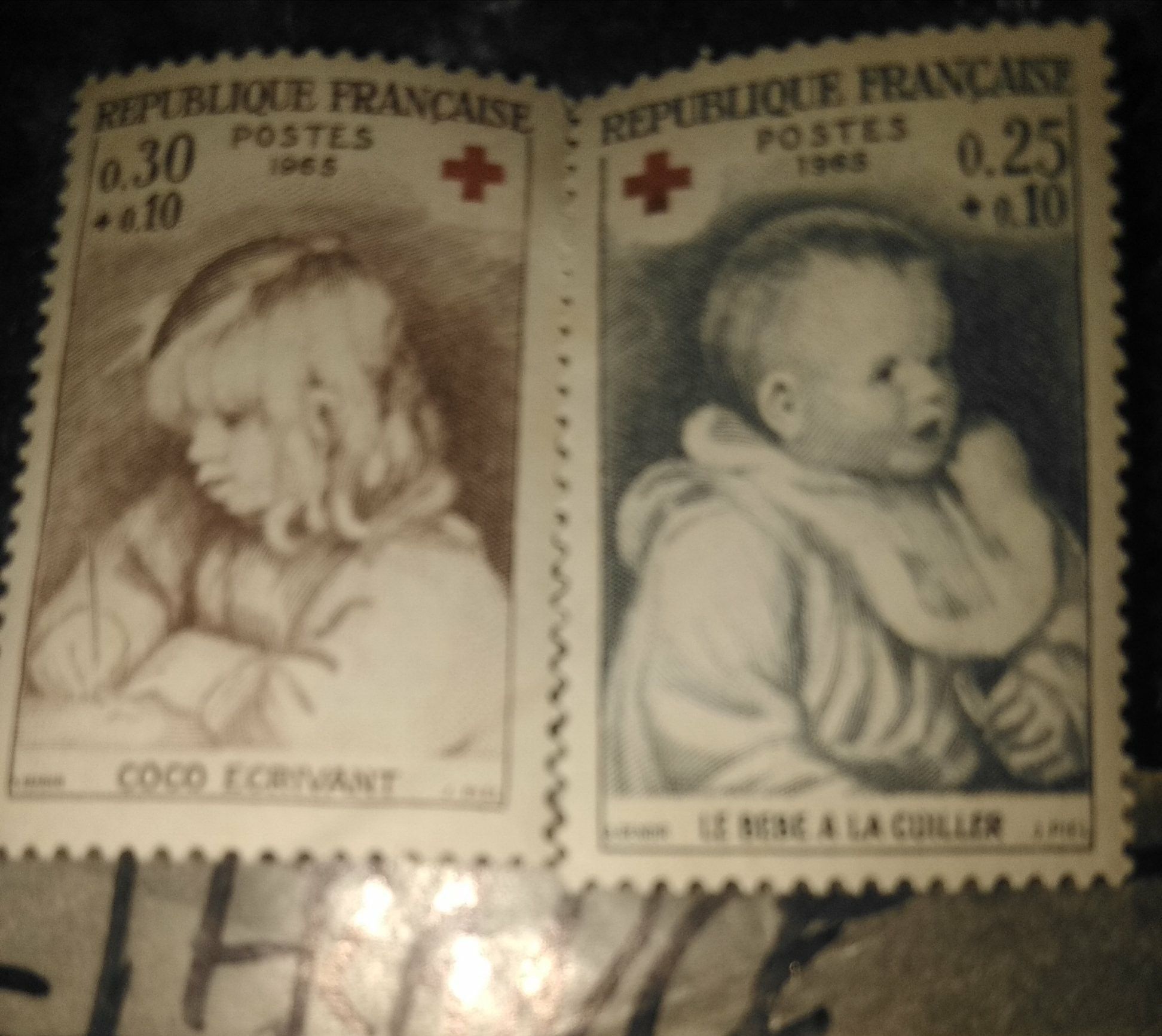 FRANCE - EUROPE: 2 Stamps WW Worldwide Unused Mint MNH OG Only 2.3 ...