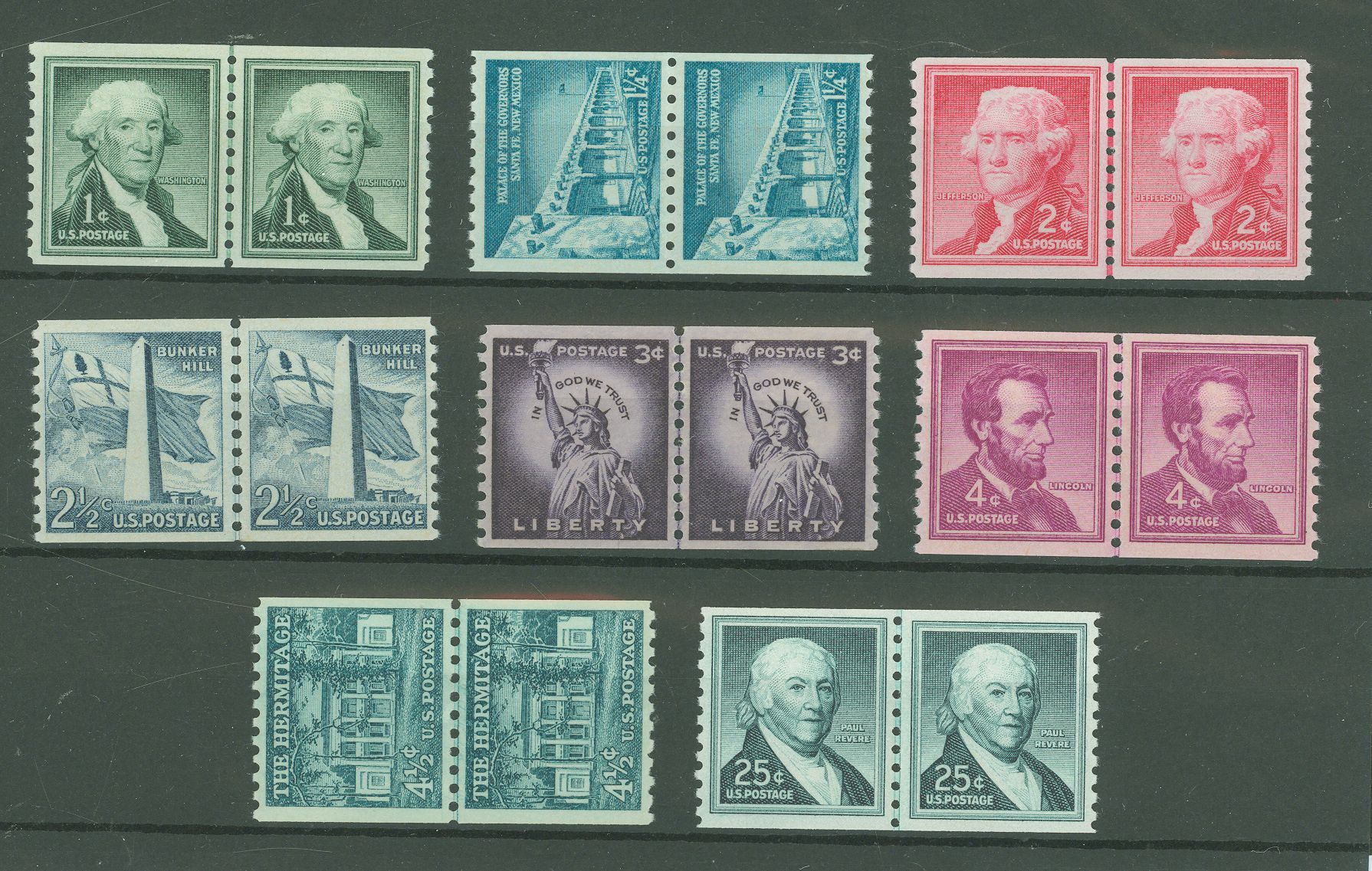 United States #1054-59A Single (Complete Set) | United States, General ...