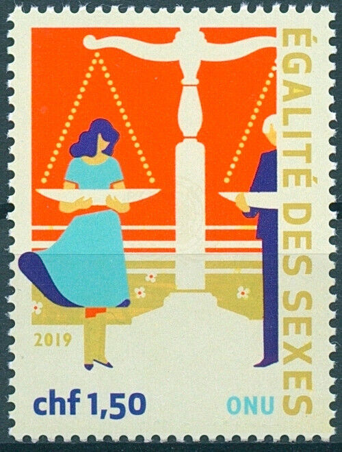United Nations UN Geneva 2019 MNH Definitive Gender Equality 1v Set ...