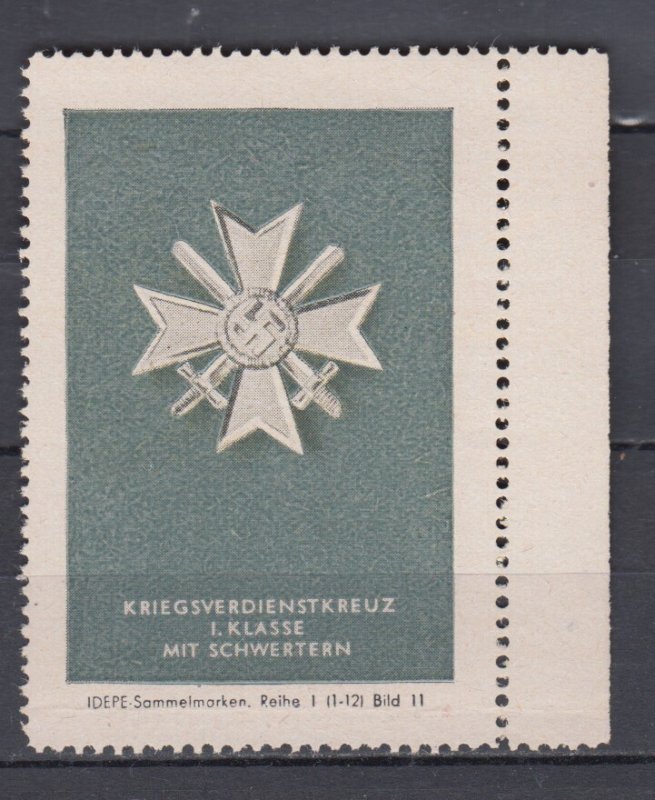 WWII German Third Reich Original Vignette MNG | Europe - Germany ...