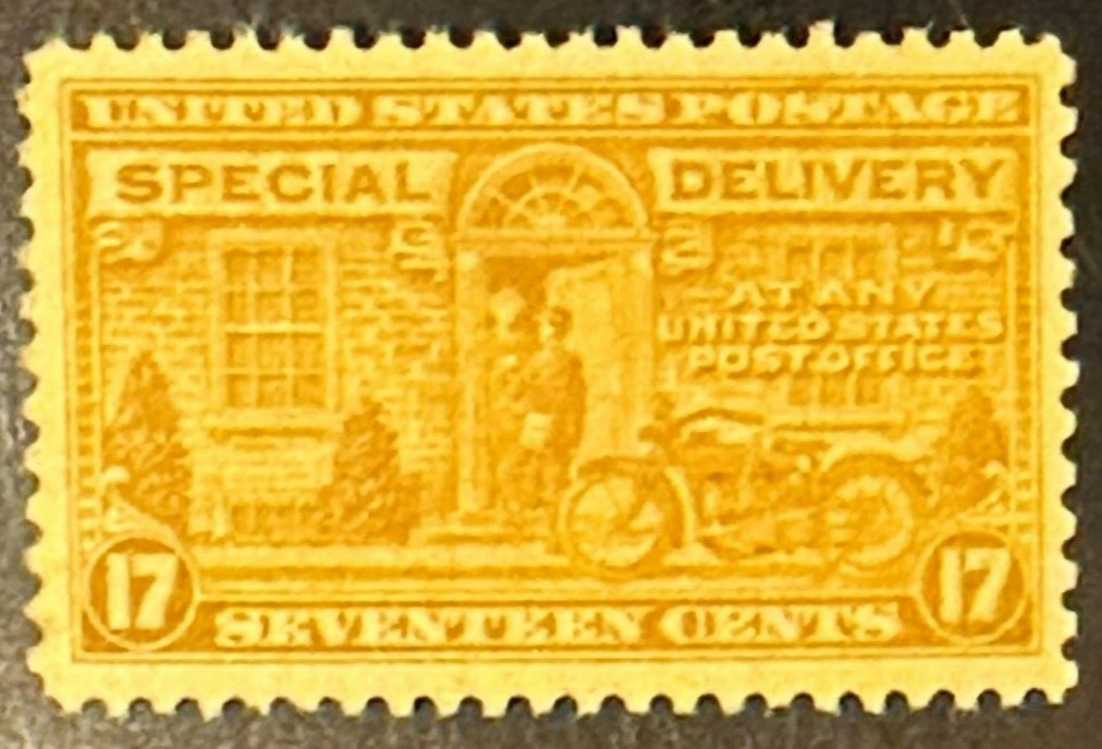 Scott#: E18 - Motorcycle Delivery 17c 1931 single stamp MNHOG - Lot 5 ...