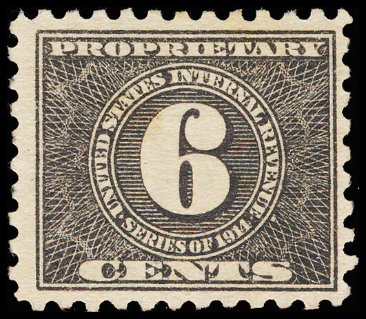 U.S. REV. Proprietary Rb61 Mint (ID # 118008) | United States, Revenues ...