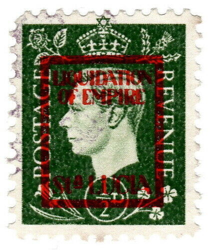(I.B) St Lucia Cinderella : German Propaganda Forgery ½d | Caribbean ...