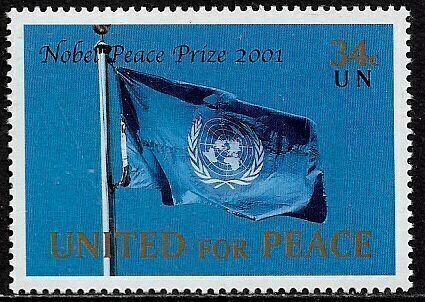 United Nations #816 MNH Stamp - UN Flag - Nobel Peace Prize | Worldwide ...
