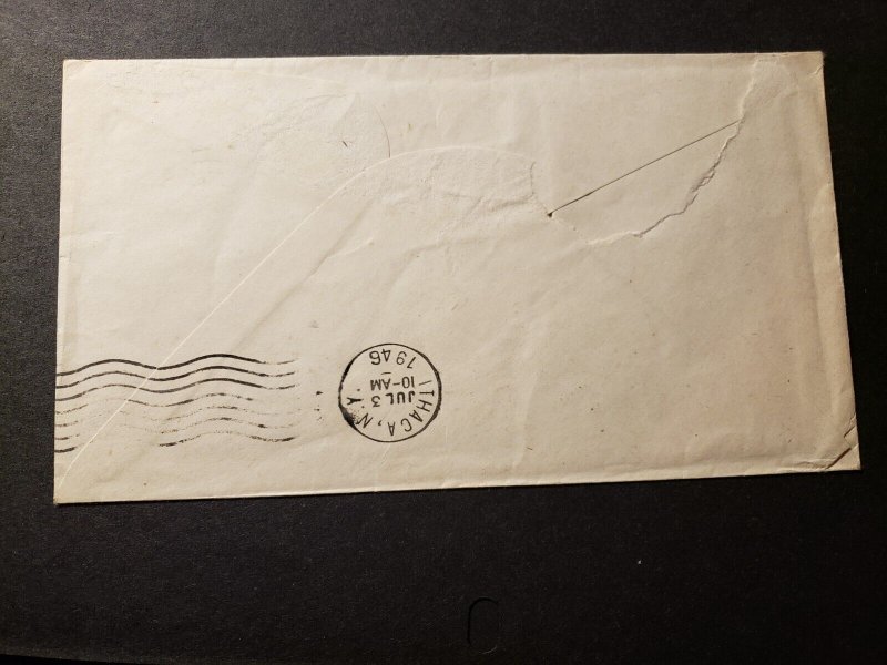 APO 750 PHILIPPINES 1946 Army Cover 706th TANK Bn 22 BPO Officer's Mail ...