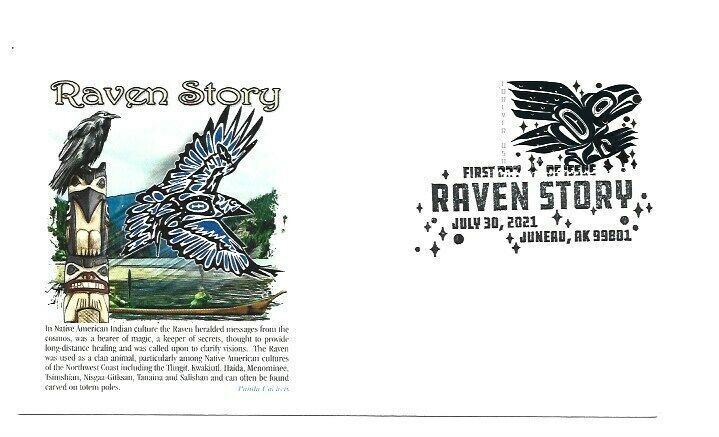 5620 Raven Story, Panda Cachets pictorial cancel FDC | United States ...