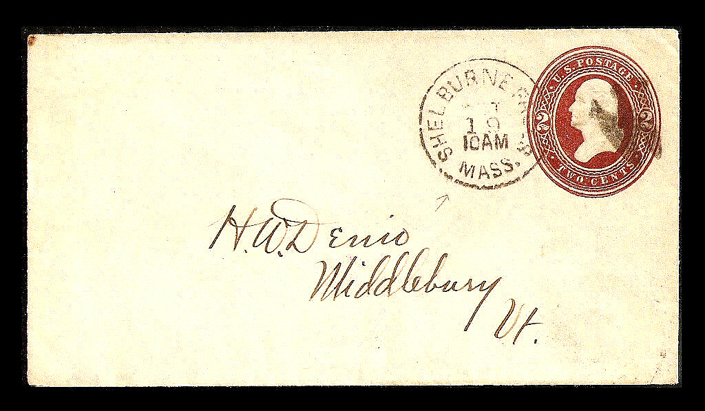 US Fancy Cancel PSE Entire ~ RPO Agent "W" [Westbound Mail] ~ via ...
