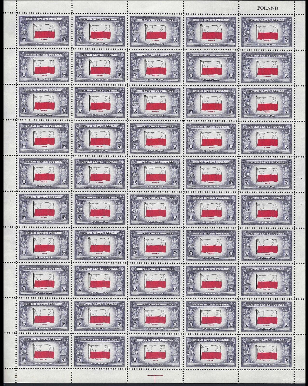 *909C, Mint Sheet, Very Fine, Never Hinged, Rare! | United States ...