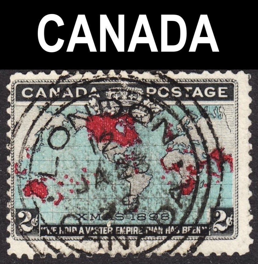 Canada Scott 86 F+ used. Splendid SON 3-ring London cds. FREE ...