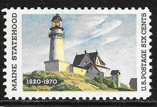USA 1391: 6c Lighthouse at Two Lights, MNH, VF | United States, General ...