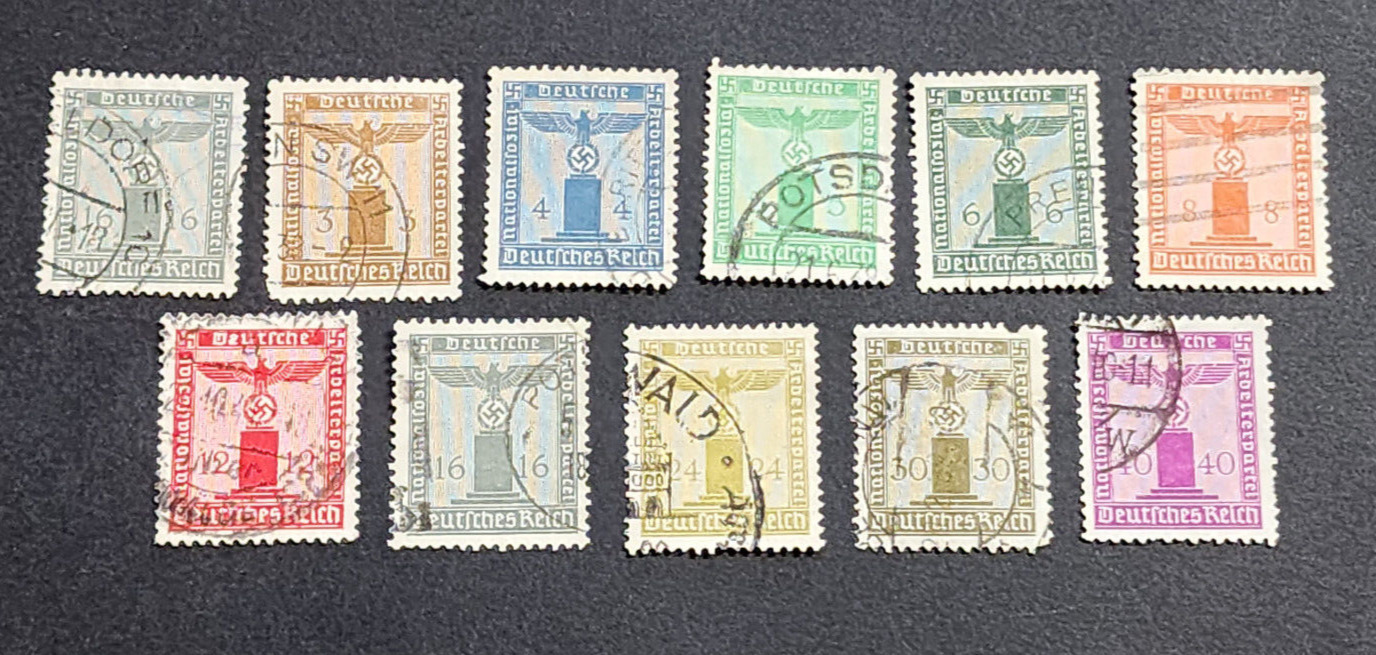 WW2 WWII German Third Reich Nazi Germany Official Party eagle Stamps ...