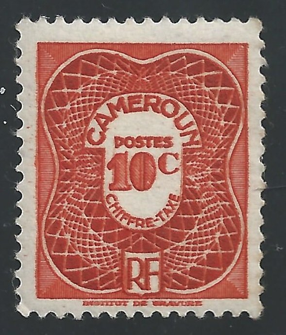 Cameroun #J24 10c Postage Due Stamp ~ MNH | Africa - Cameroun, Postage ...