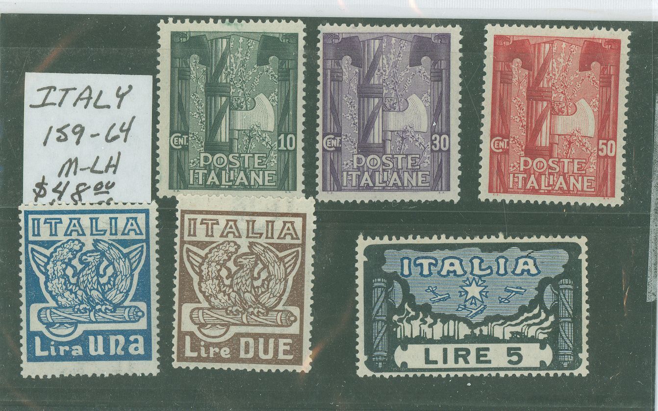 Italy #159-64 Unused Single (Complete Set) | Europe - Italy, Stamp ...