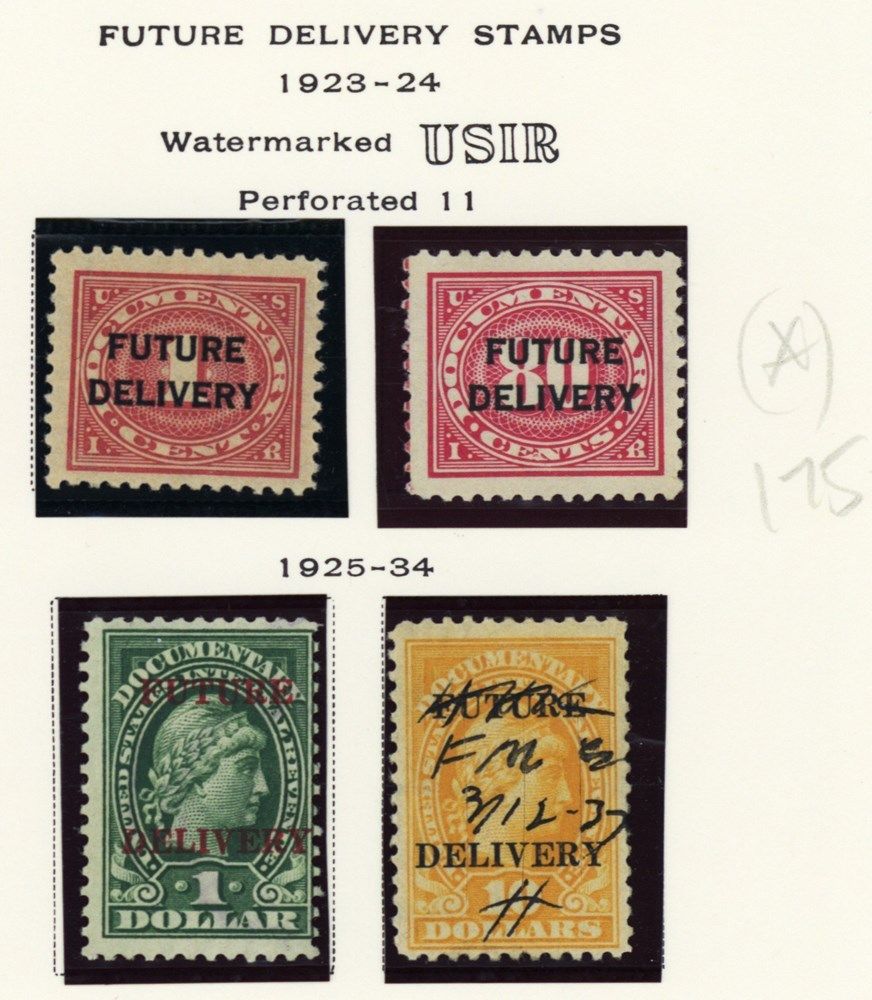 RC1//RC26, Collection of 27 Different Future Delivery Stamps $649 ...
