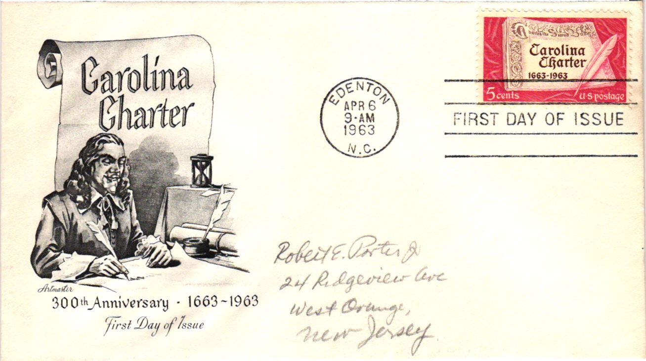 #1230 Carolina Charter – Artmaster Cachet – Aps | United States ...