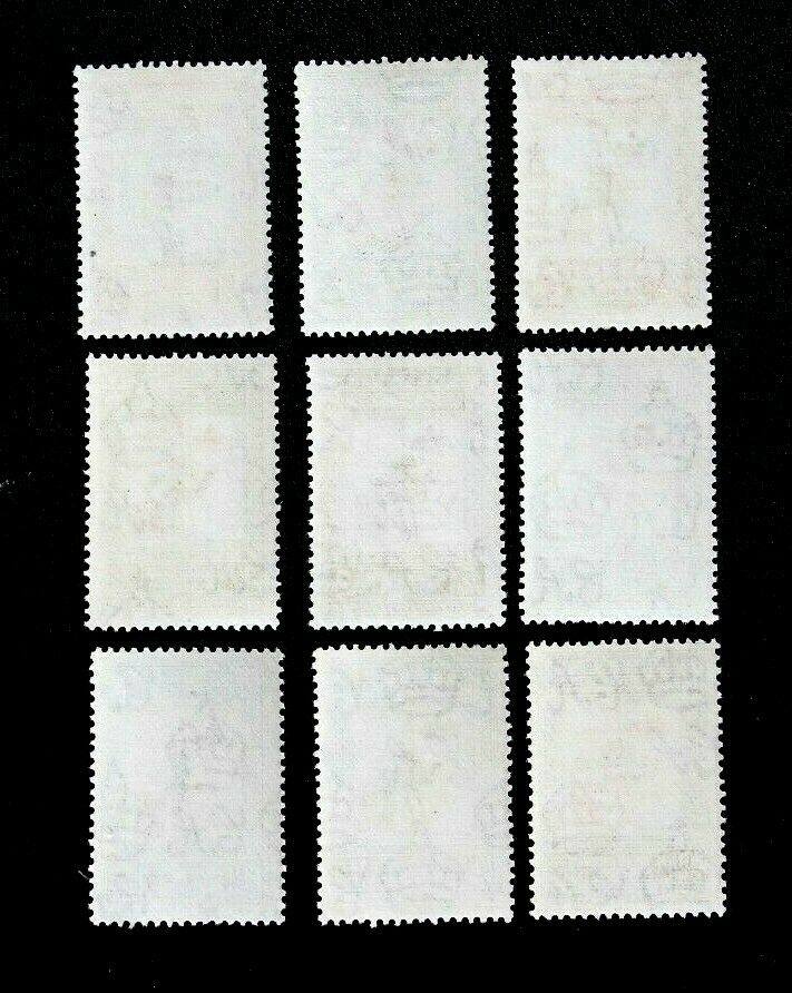 JORDAN #270-278 MNH Excellent Mint Never Hinged Complete lot of 9 ...