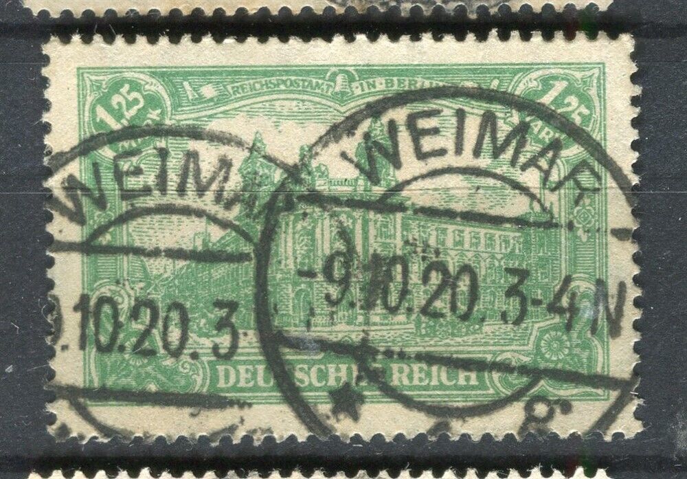 GERMANY; 1920 early Deutsches Reich issue used 1.25M. value POSTMARK ...