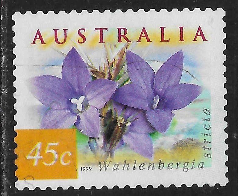 Australia #1746L 45c Flowers - Wahlenbergia Stricta | Australia ...