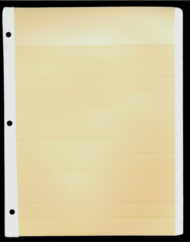 Pack of 100 G&K Elbe Manila 12 Row Stock-pages for Standard 3-Ring ...