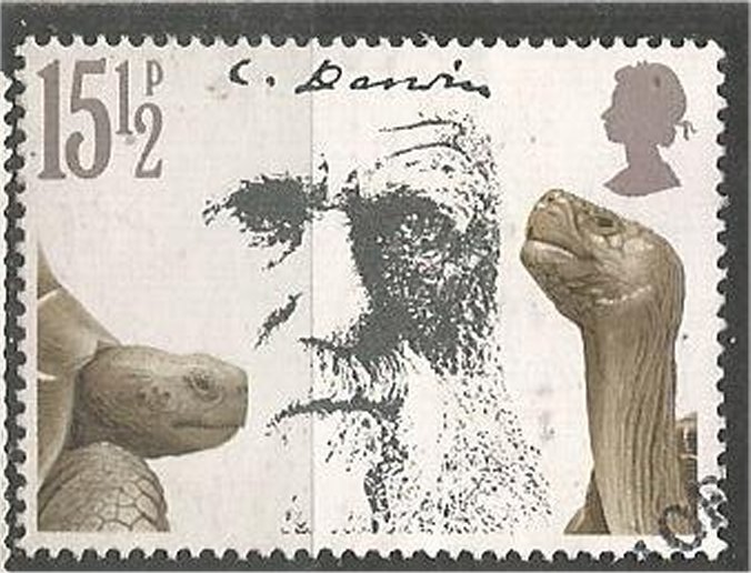 GREAT BRITAIN, 1982, used 15 1/2p, Charles Darwin, Scott 965 | Great ...