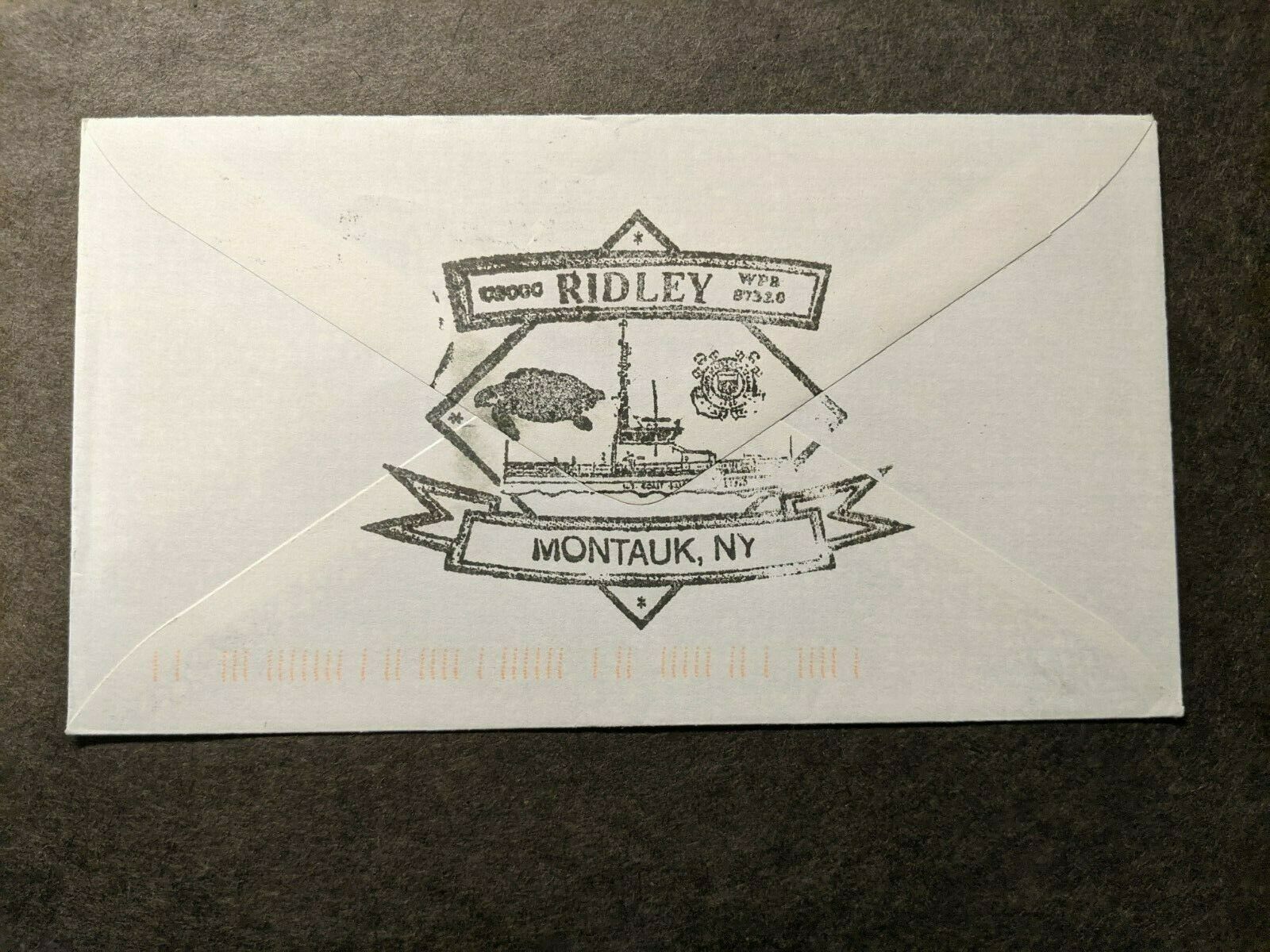 USCGC RIDLEY WPB-87328 Naval Cover 2002 Cachet MONTAUK, LONG ISLAND, NY ...